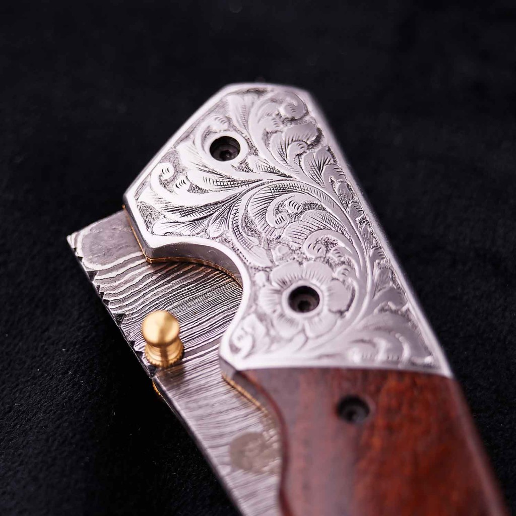 Zavírací nůž Dellinger Jagerfly Damascus | streleckyraj.cz