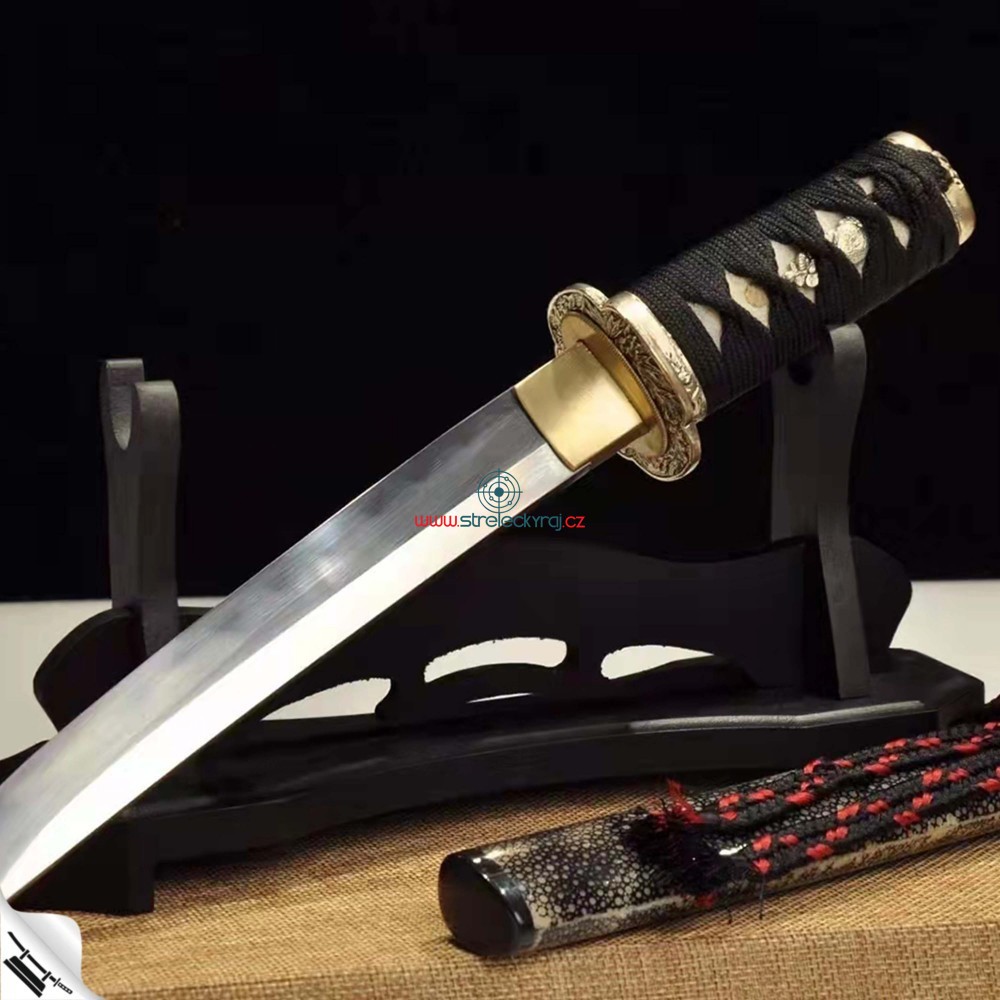 tanto Shigemi & Japanese Tanto & folded Steel & Real Choji Hamon ...