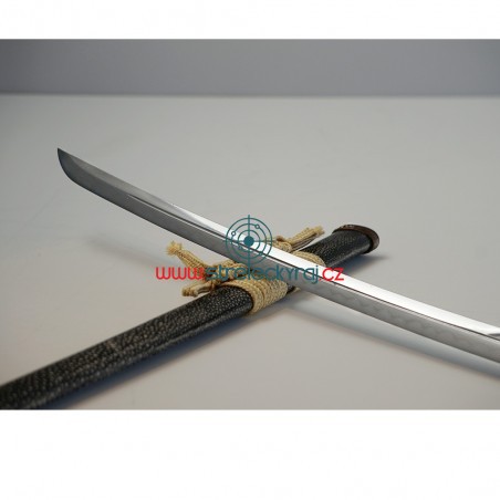 Japanese Uchigatana- Aikuchi, Folded Steel, Real Gunome Hamon ...