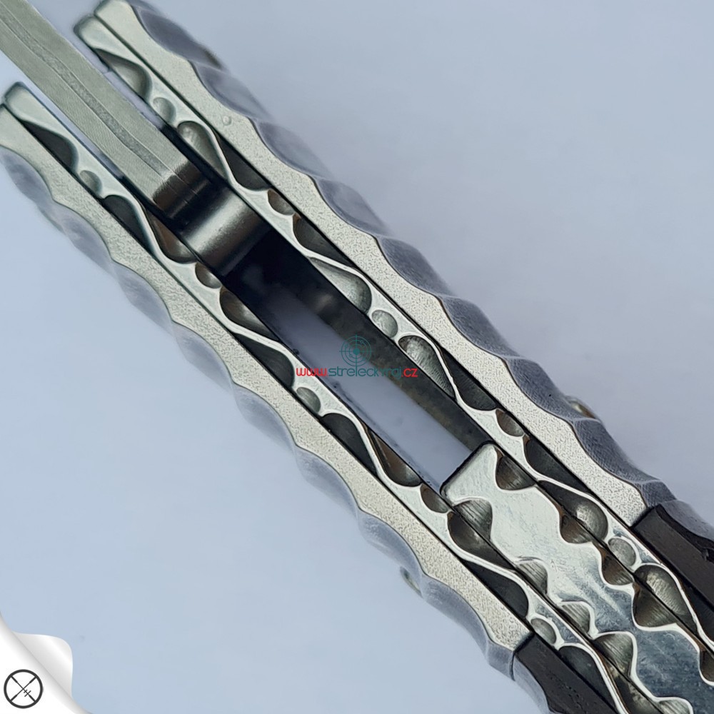 Nůž TANTO Lenge II Obsidian Vg10 DAMASCUS | streleckyraj.cz