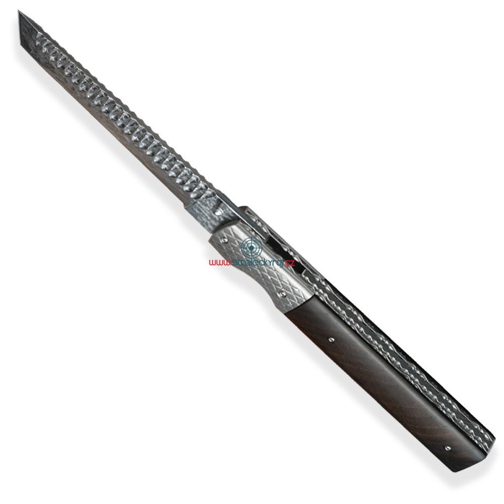 Nůž TANTO Lenge II Obsidian Vg10 DAMASCUS | streleckyraj.cz