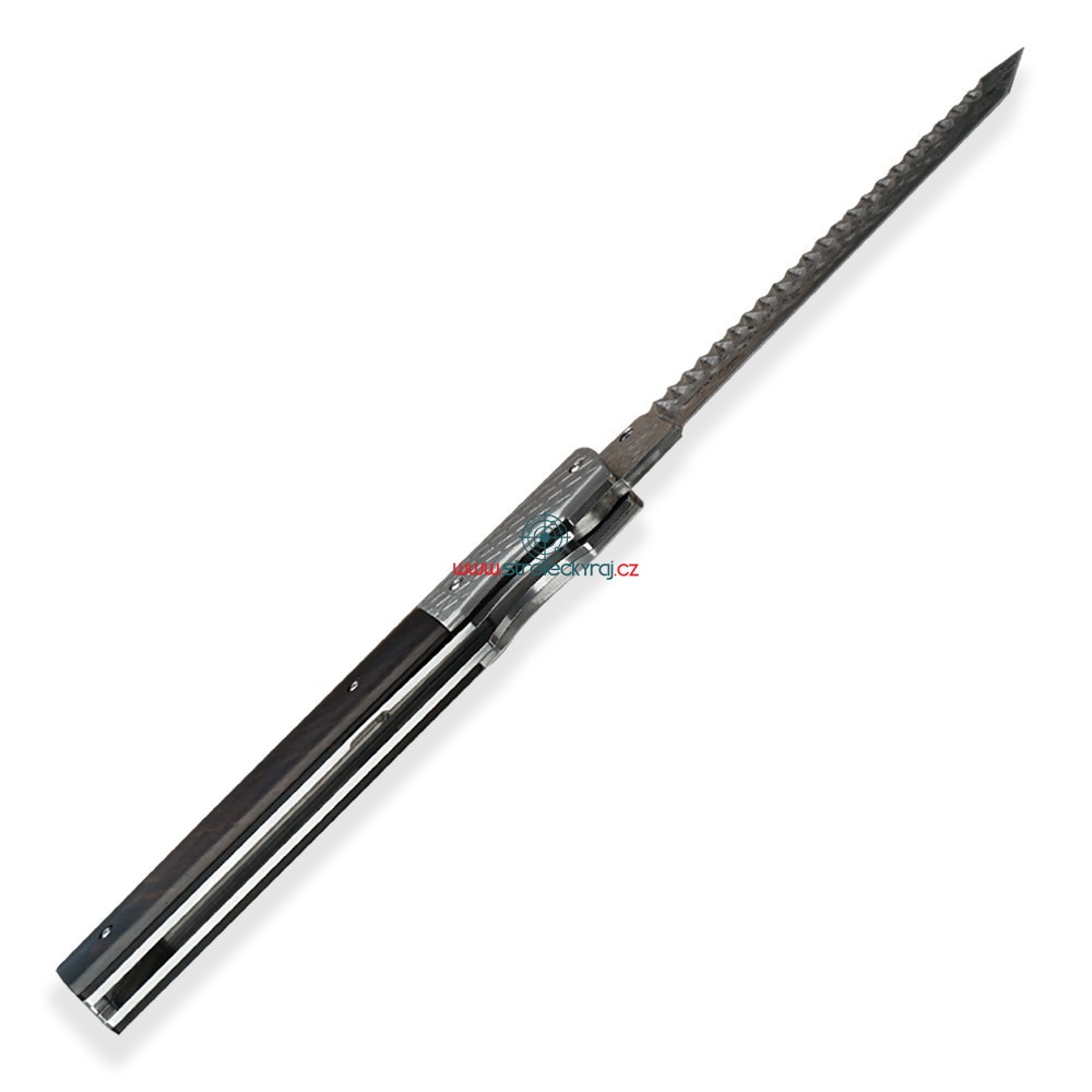 Nůž TANTO Lenge II Obsidian Vg10 DAMASCUS | streleckyraj.cz