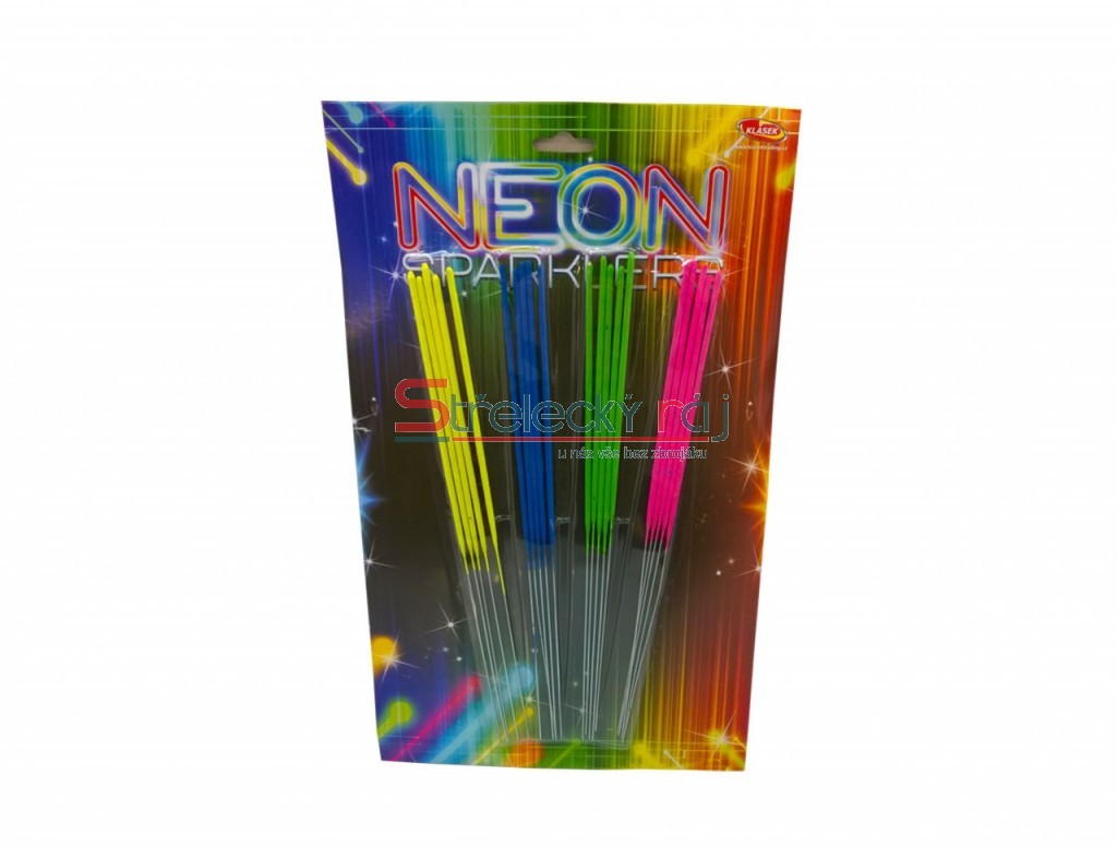 Pyrotechnika Prskavky 28cm Neonové 20ks | streleckyraj.cz Pyrotechnika Prskavky 28cm Neonové 20ks | streleckyraj.cz