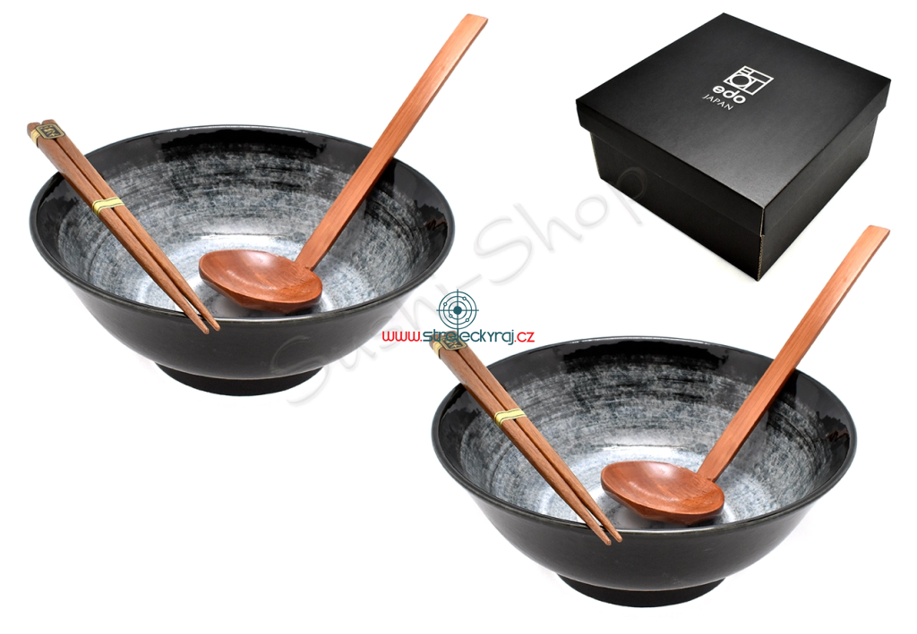 Komplet misek - Ramen Kuro 22 cm Box | streleckyraj.cz