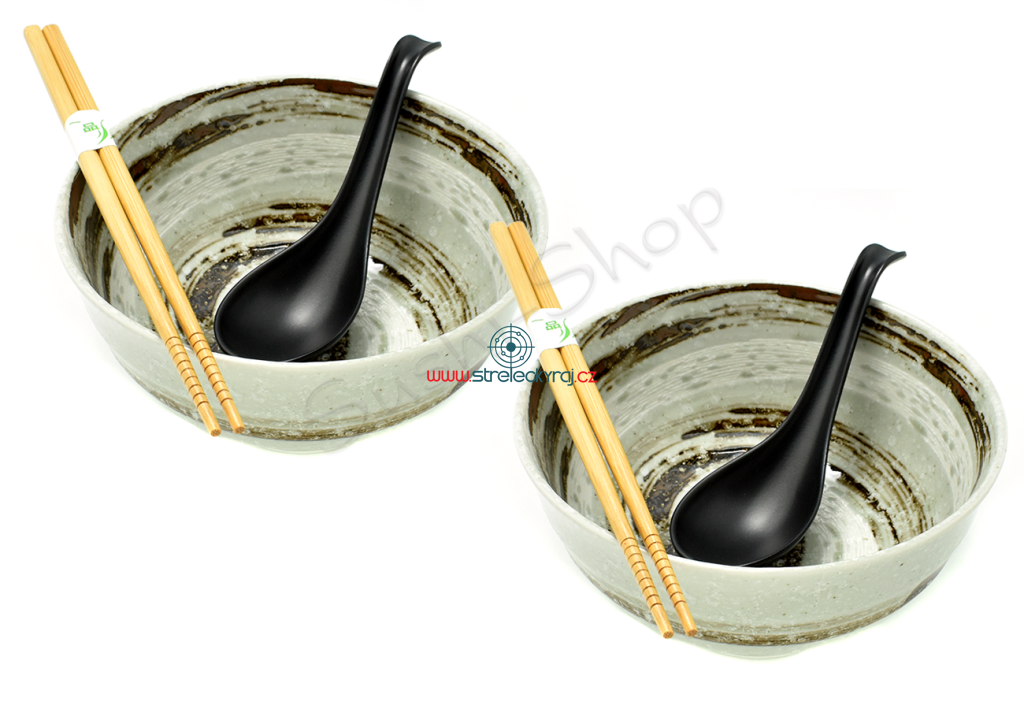 Komplet misek - Ramen Chairo no uzu 17 800ml | streleckyraj.cz