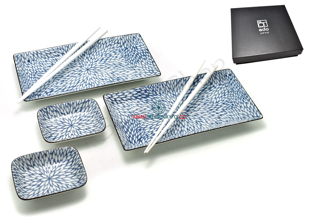 Komplet do sushi - Kiku Blue BOX | streleckyraj.cz