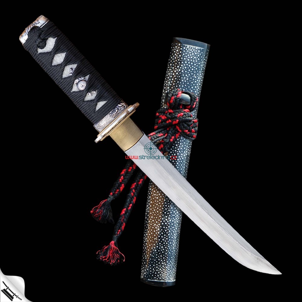 tanto Shigemi & Japanese Tanto & folded Steel & Real Choji Hamon ...