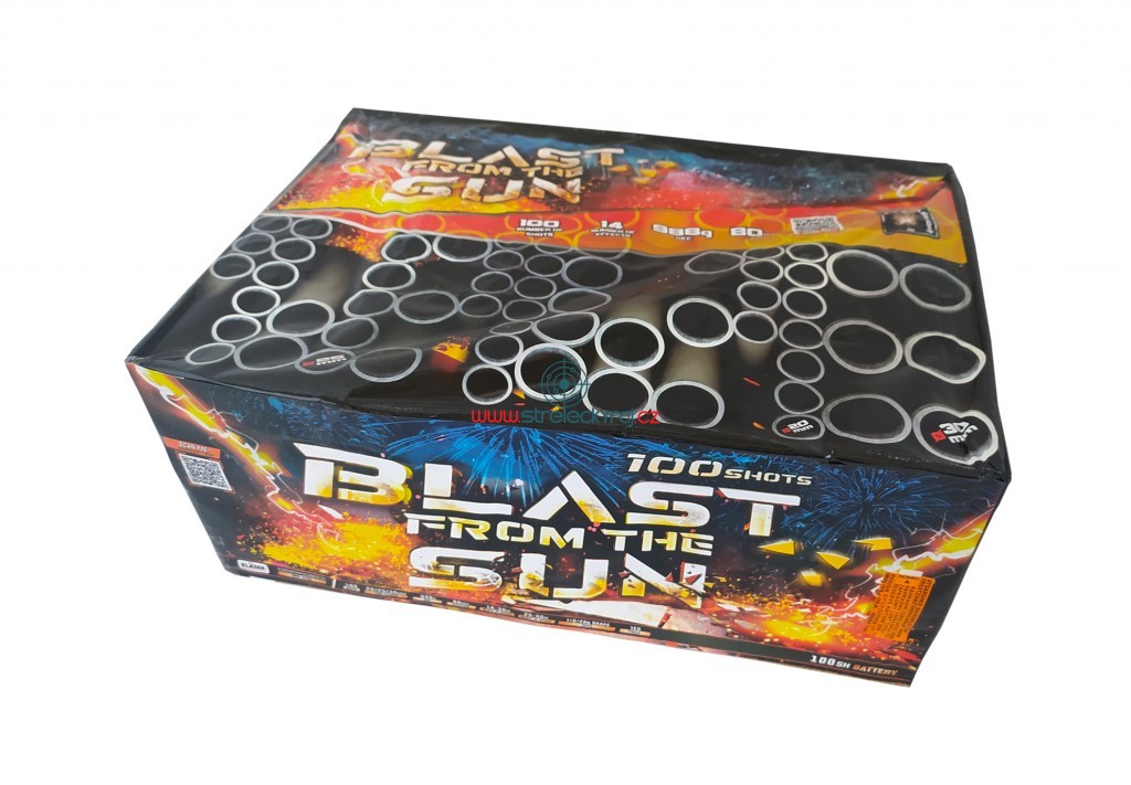 Pyrotechnika Kompakt 100ran / 20,25,30mm Blast From The Sun ...
